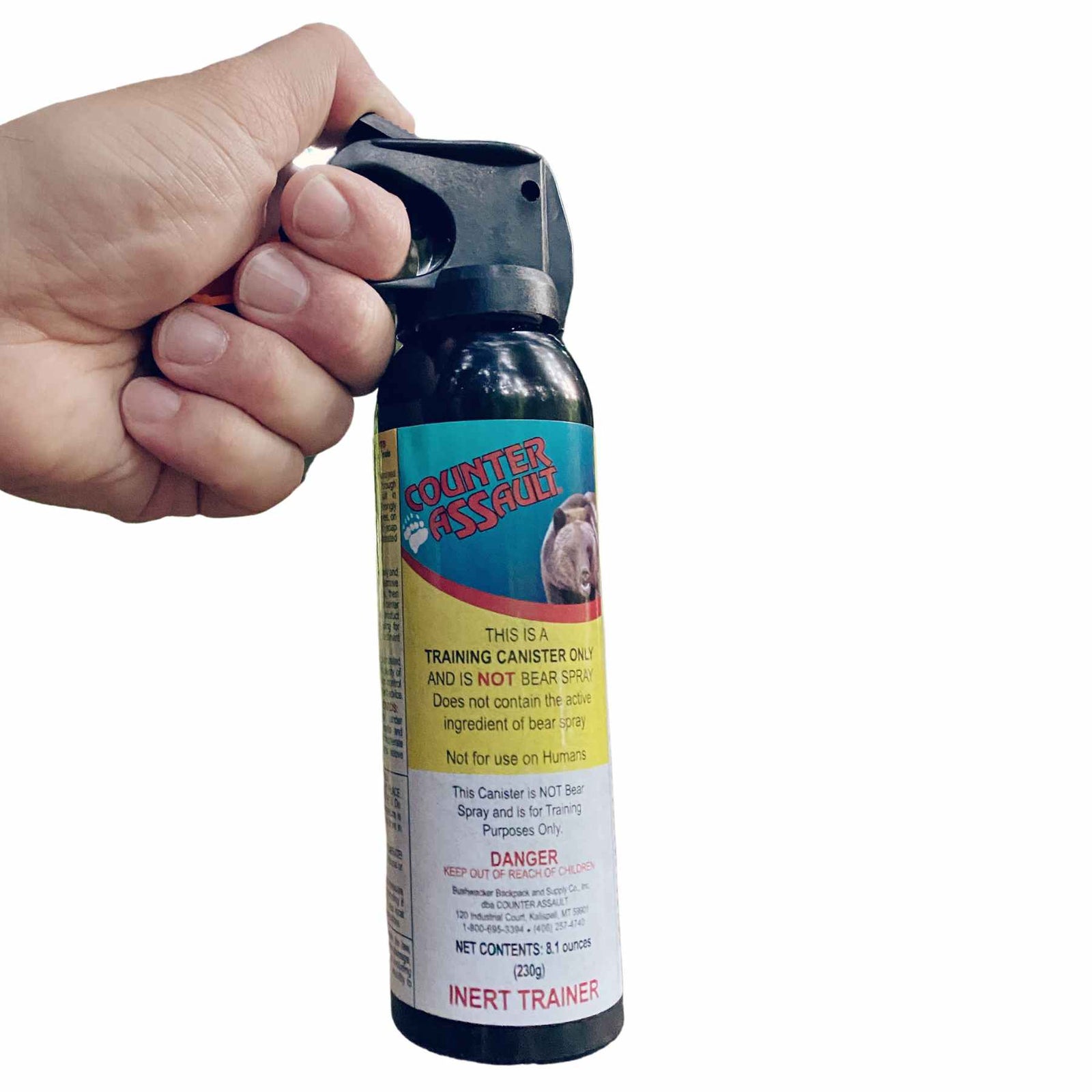 8.1 oz. Inert Training Canister - Counter Assault