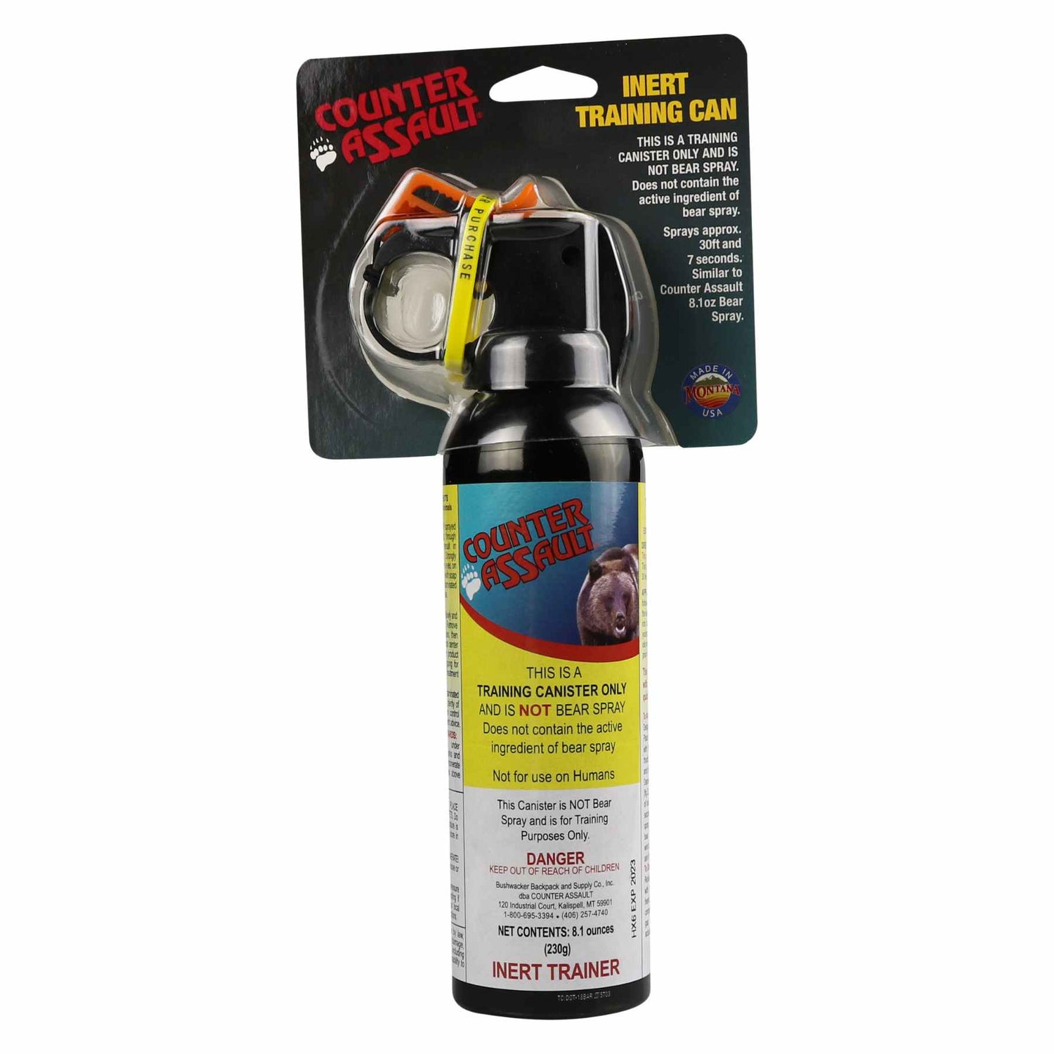 8.1 oz. Inert Training Canister - Counter Assault